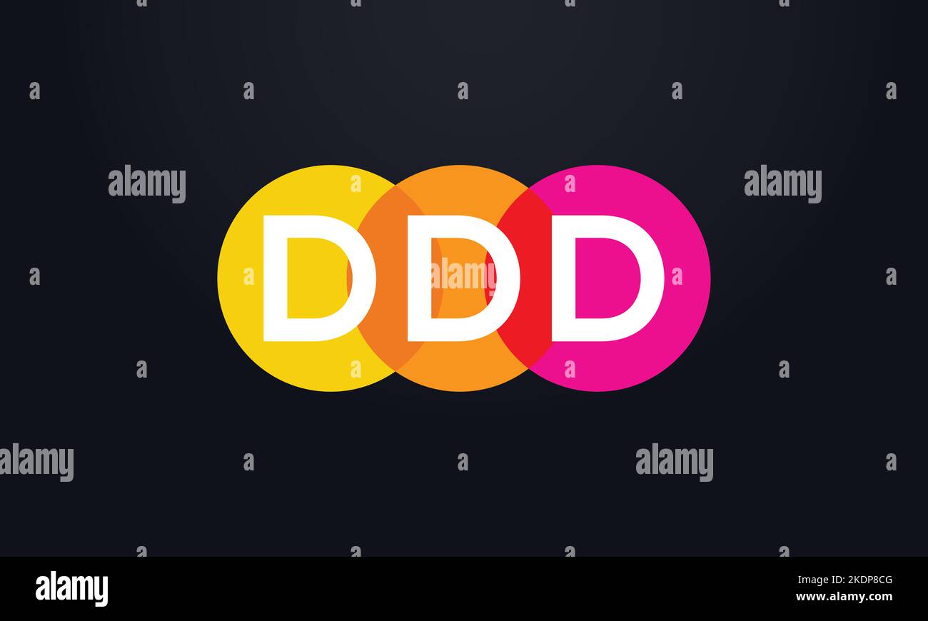 Multi Color Circle logo and colourful circle monogram vector and multiple colorful logo design ...