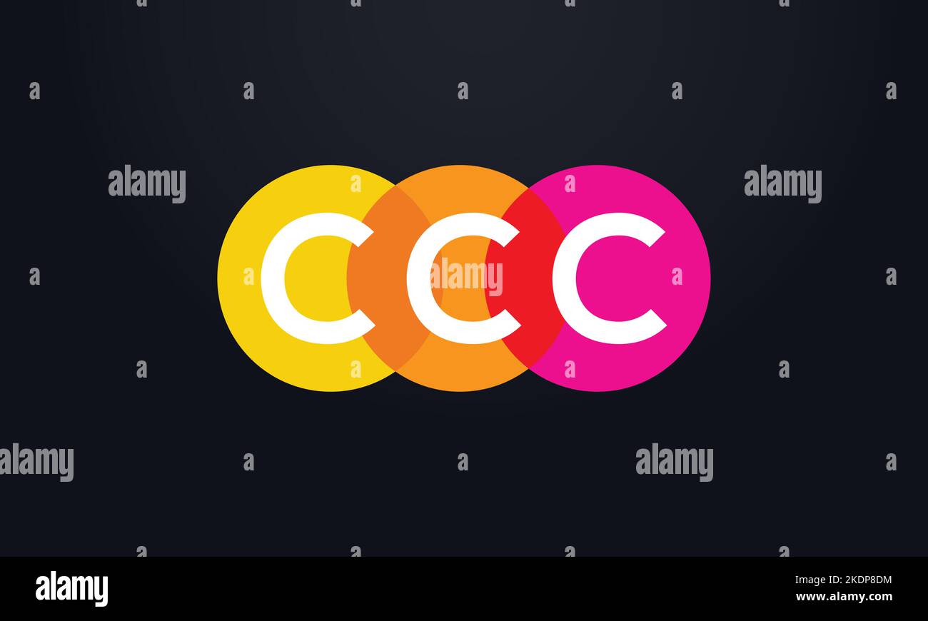 3 colour circle logo Stock Vector Images - Alamy