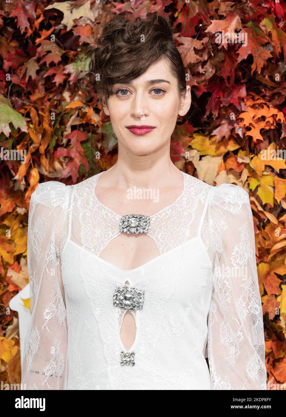 Lizzy Caplan wearing dress by Christopher Kane attends Hulu FX’s ...