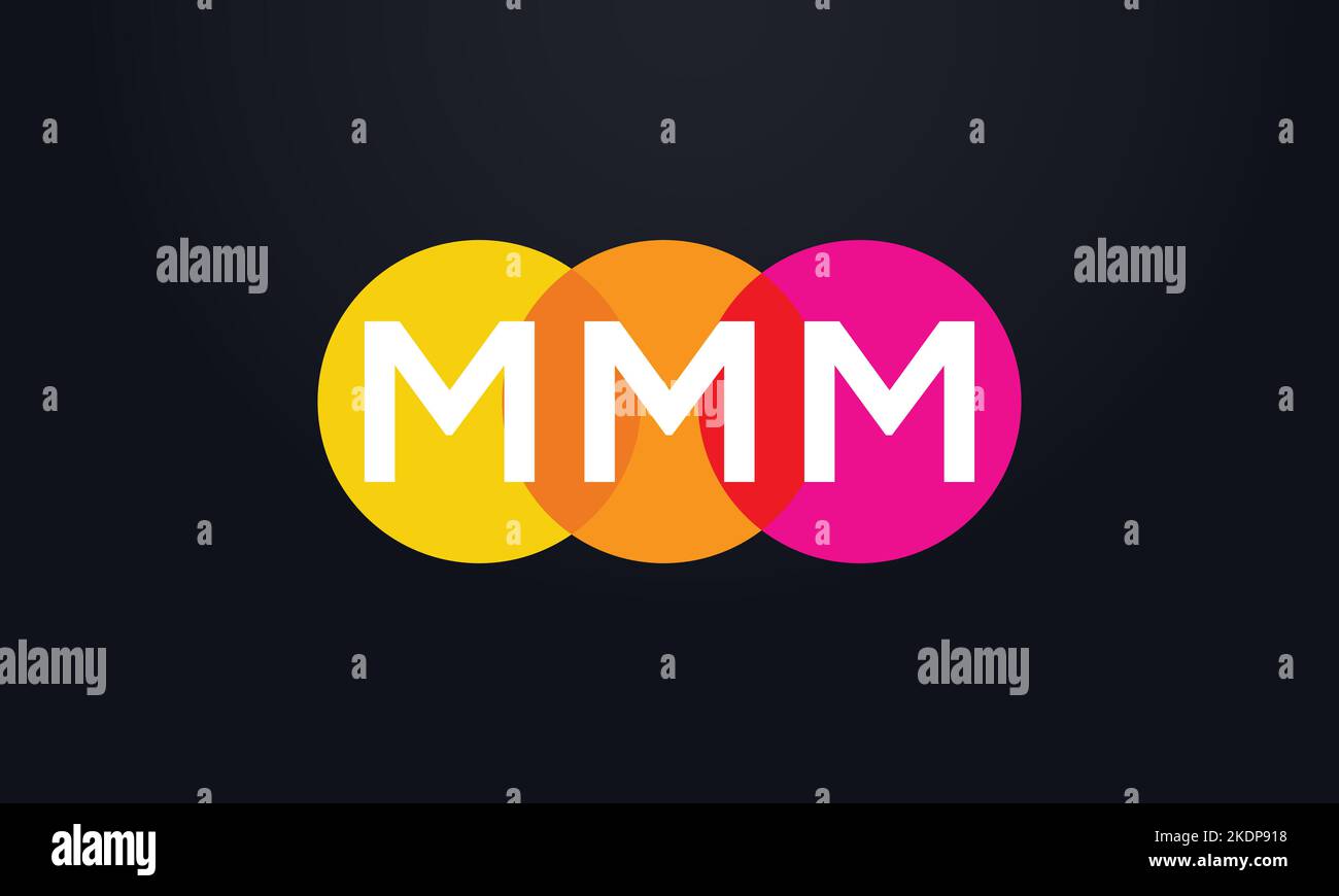 Multi Color Circle logo and colourful circle monogram vector and ...