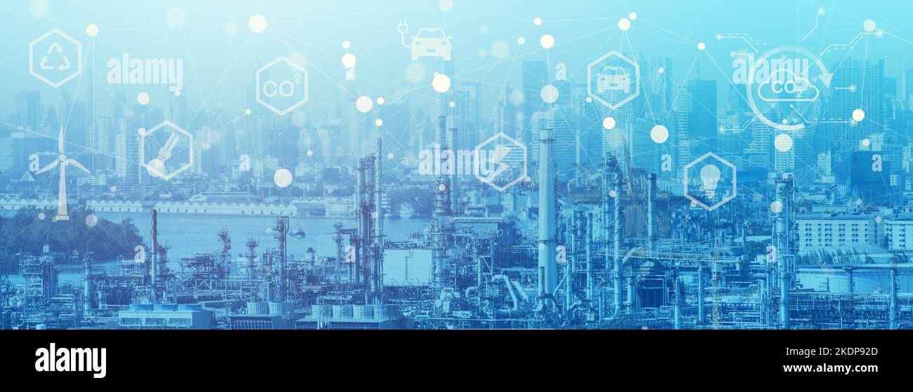 Future modern Oil refinery for saving urban people energy industry ...