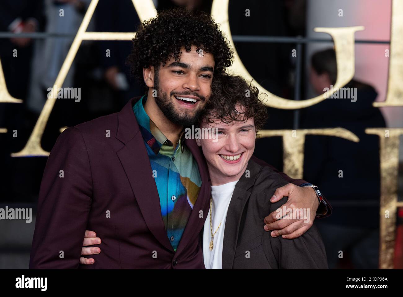 Munich, Germany. 07th Nov, 2022. Amir Wilson (l) and Elliot Courtiour ...