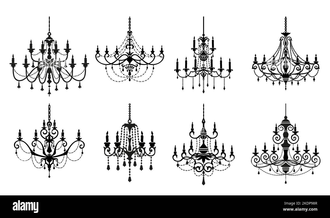 Crystal lampshade Stock Vector Images - Alamy