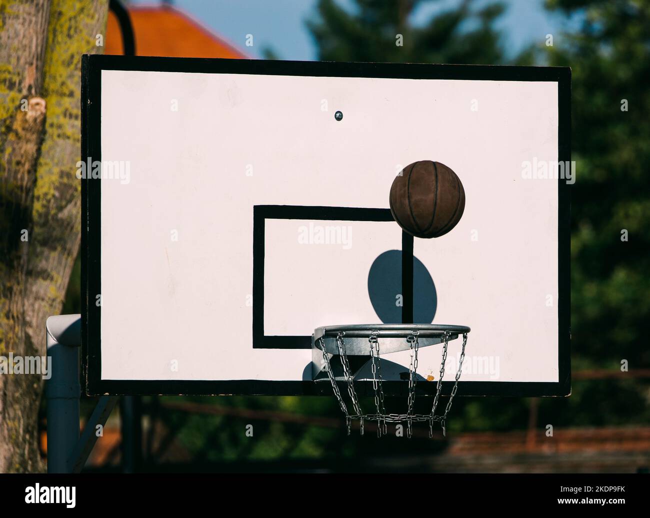 Backboard shadow hi-res stock photography and images - Alamy