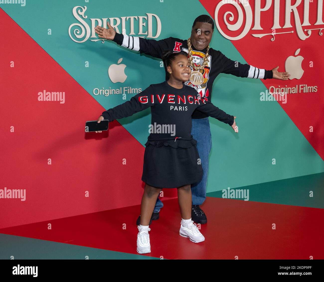 New York, NY, on Nov. 7, 2022. Tracy Morgan and Maven Morgan arrive on ...