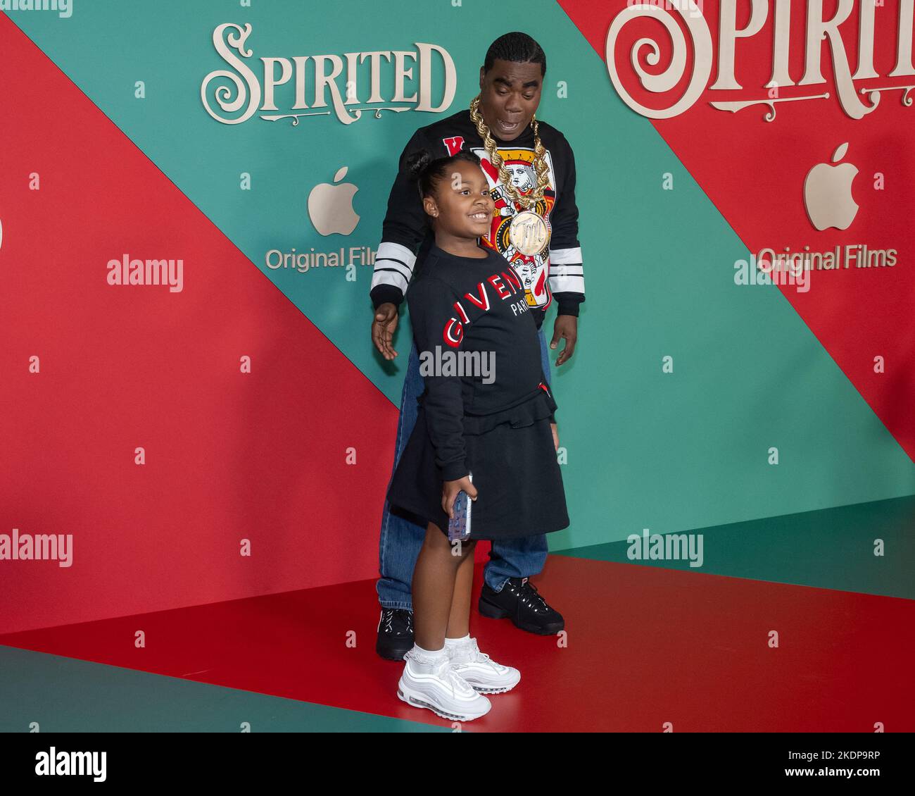 New York, NY, on Nov. 7, 2022. Tracy Morgan and Maven Morgan arrive on ...