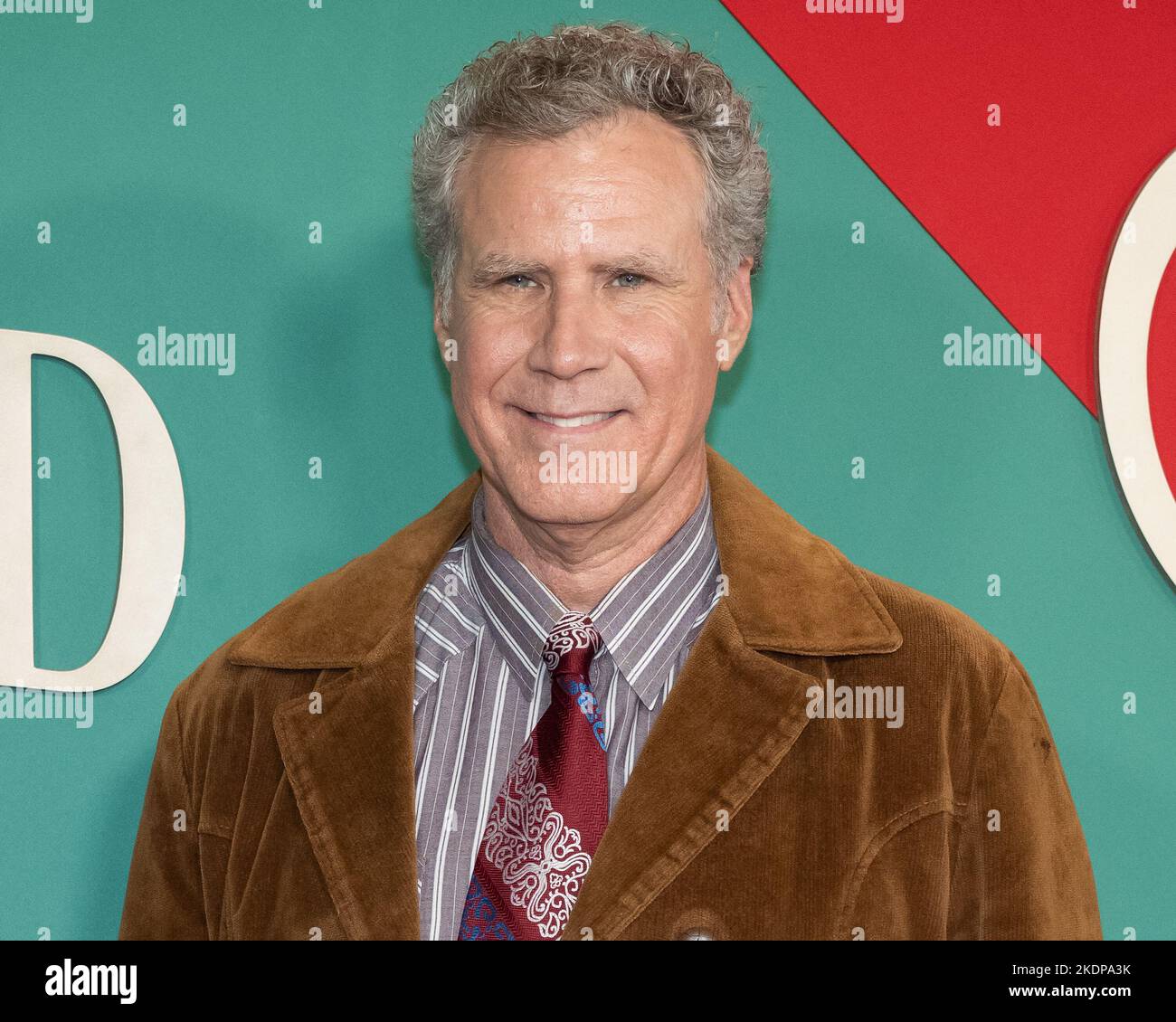 New York, NY, on Nov. 7, 2022. Will Ferrell arrives on the red carpet ...