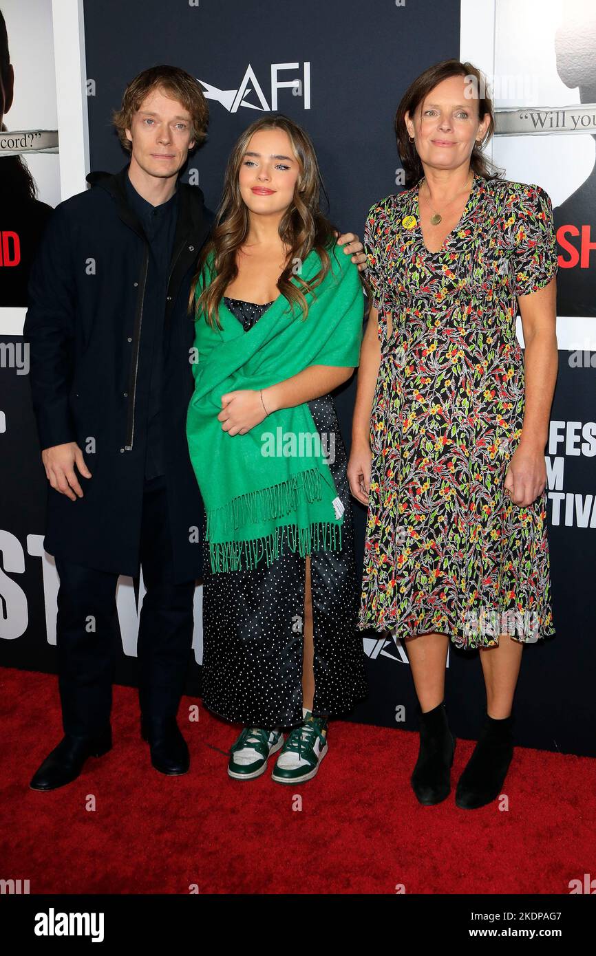 LOS ANGELES - OCT 4: Alfie Allen, his cousin Iris, Laura Madden at the ...