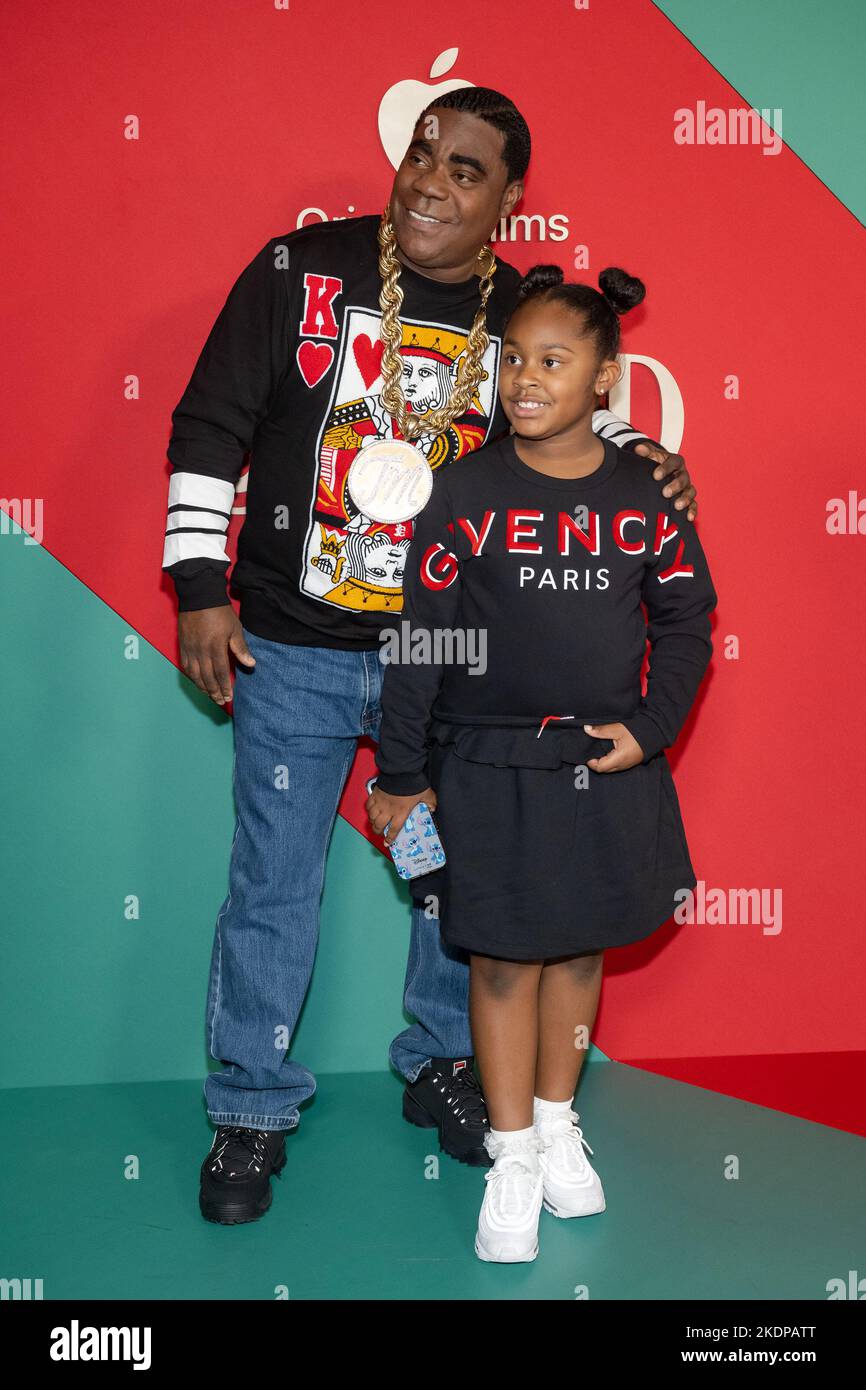 New York, NY, on Nov. 7, 2022. Tracy Morgan and Maven Morgan arrive on ...