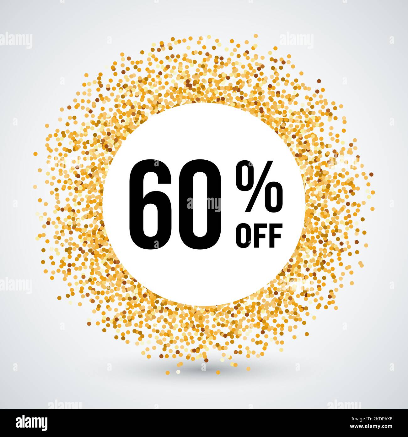 Gold sixty percent Stock Vector Images - Alamy