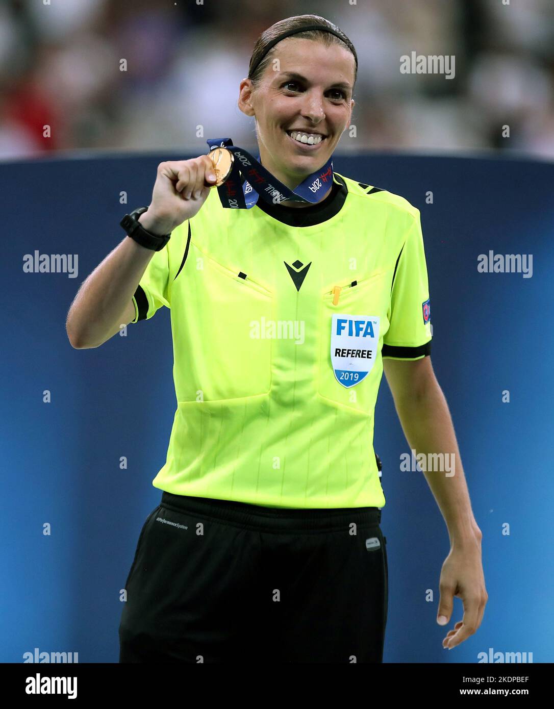 File photo dated 14-08-2019 of Female Match referee Stephanie Frappart ...