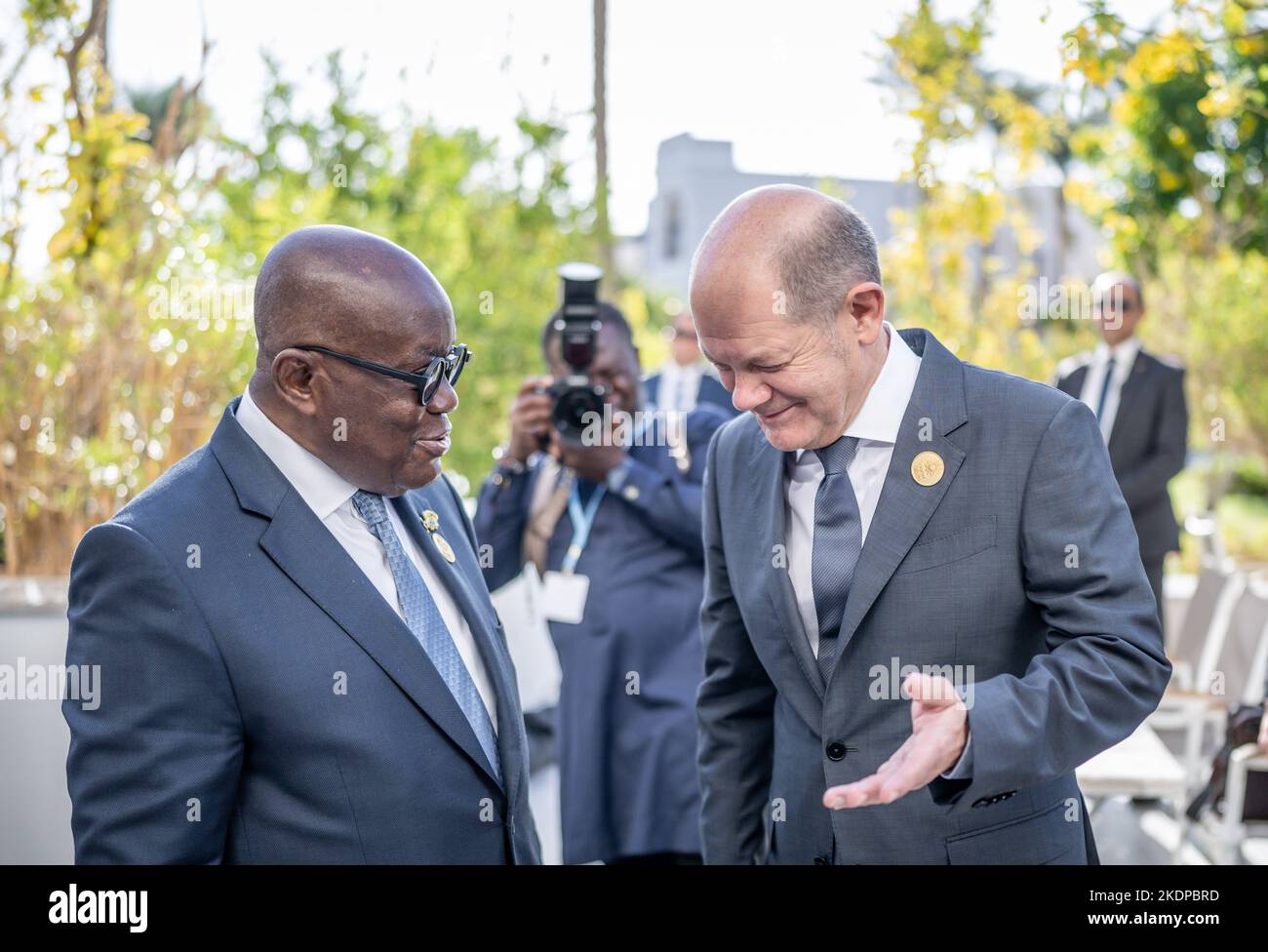 Scharm El Scheich, Egypt. 08th Nov, 2022. German Chancellor Olaf Scholz ...