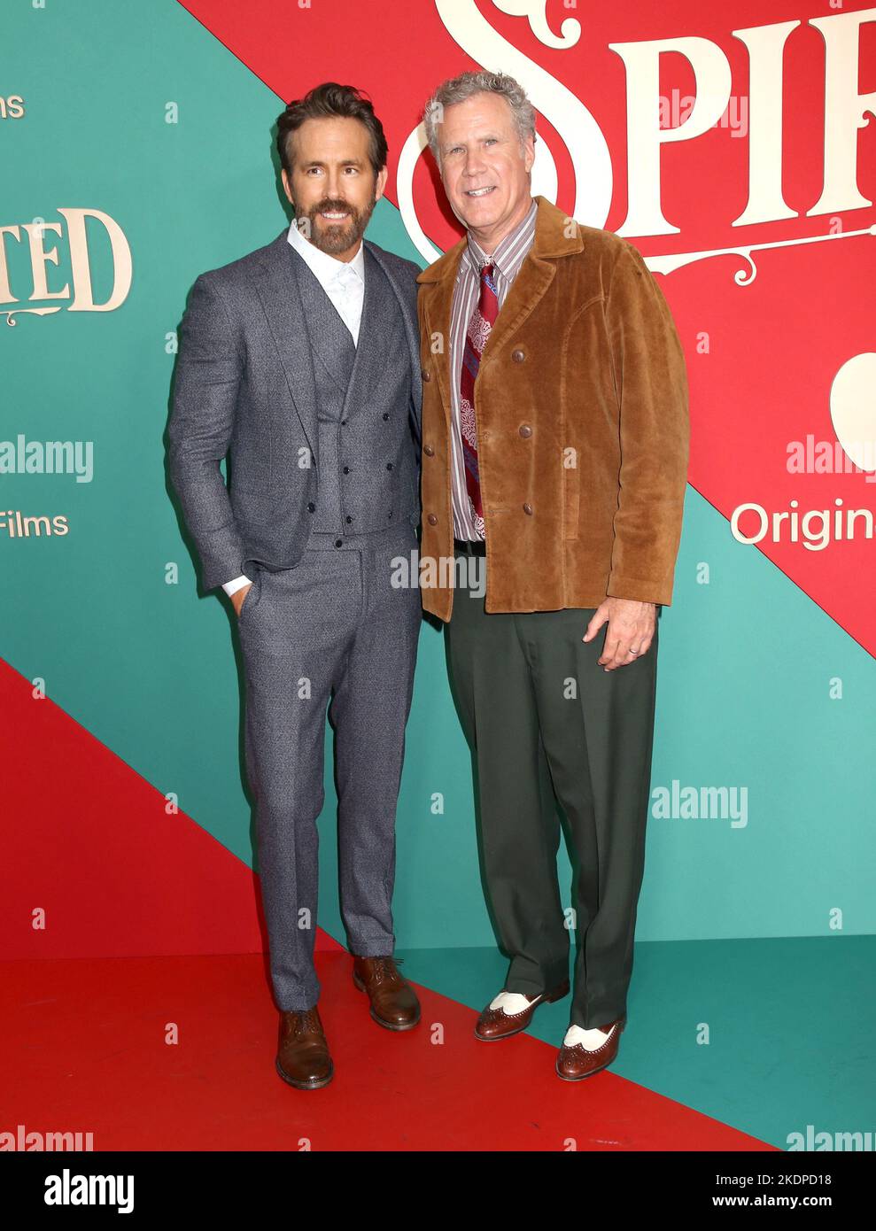 New York City, NY, November 7, 2022, Ryan Reynolds and Will Ferrell ...