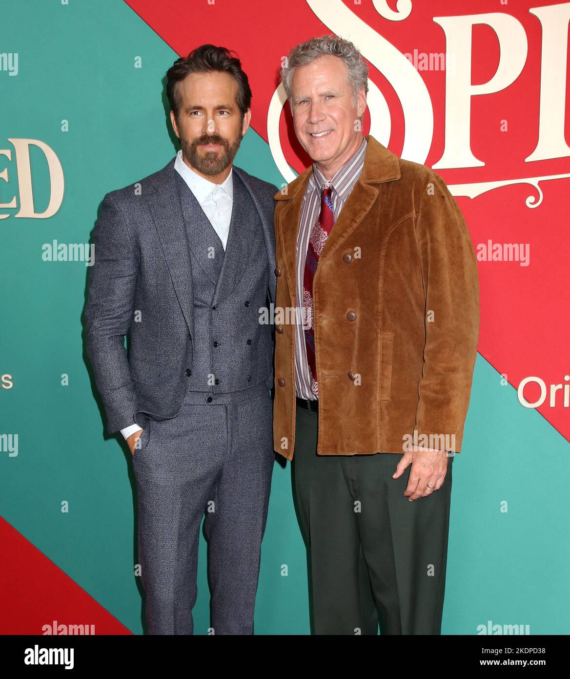 New York City, NY, November 7, 2022, Ryan Reynolds and Will Ferrell ...