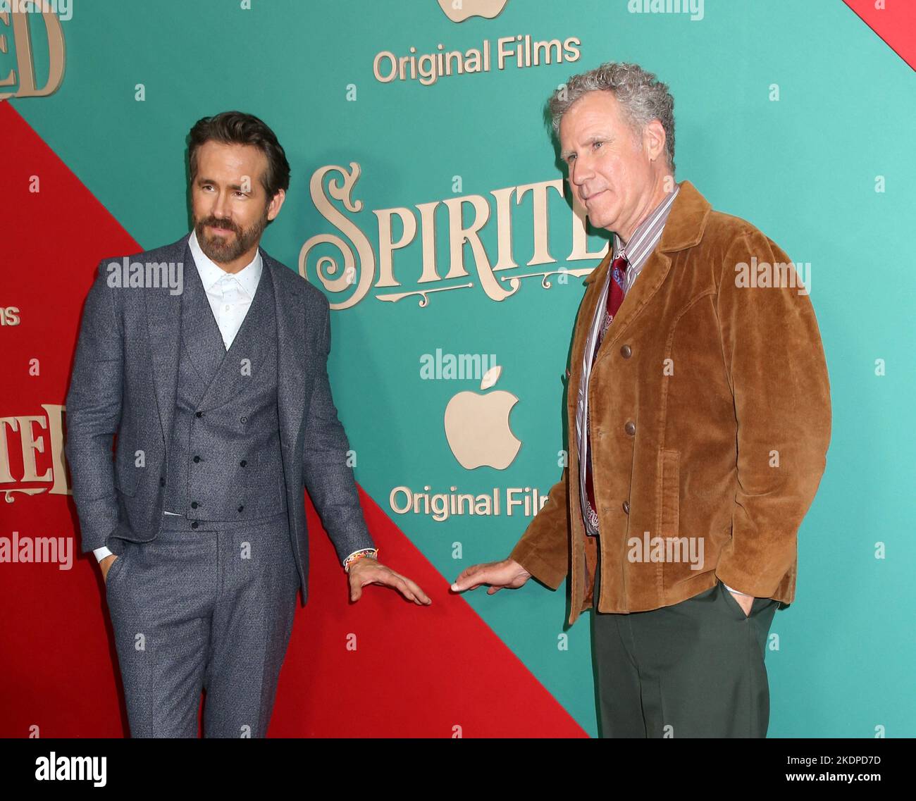 New York City, NY, November 7, 2022, Ryan Reynolds and Will Ferrell ...