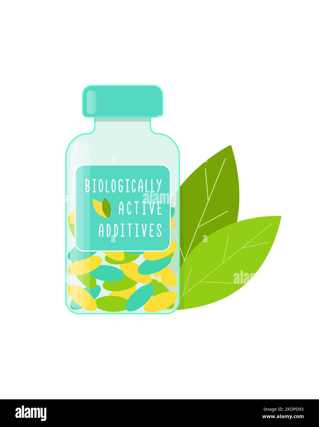 Bottle Biologically Active Additives BAA Dietary supplements, vitamins ...