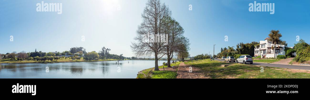 DURBANVILLE, SOUTH AFRICA - SEP 13, 2022: A panorama landscape at ...