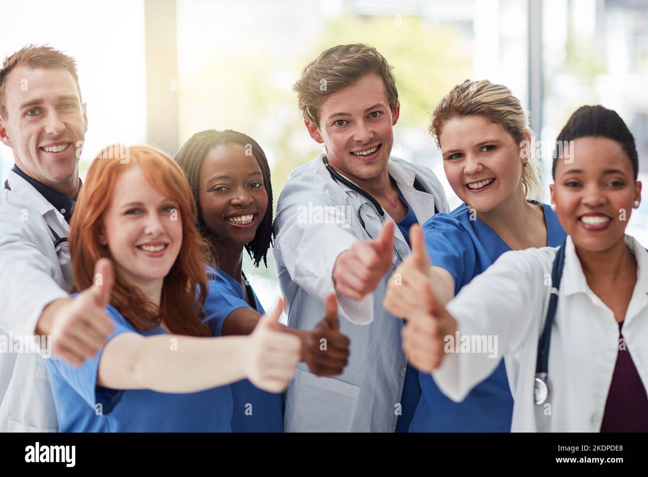 Youre looking 100 healthy again. Portrait of a group of medical ...