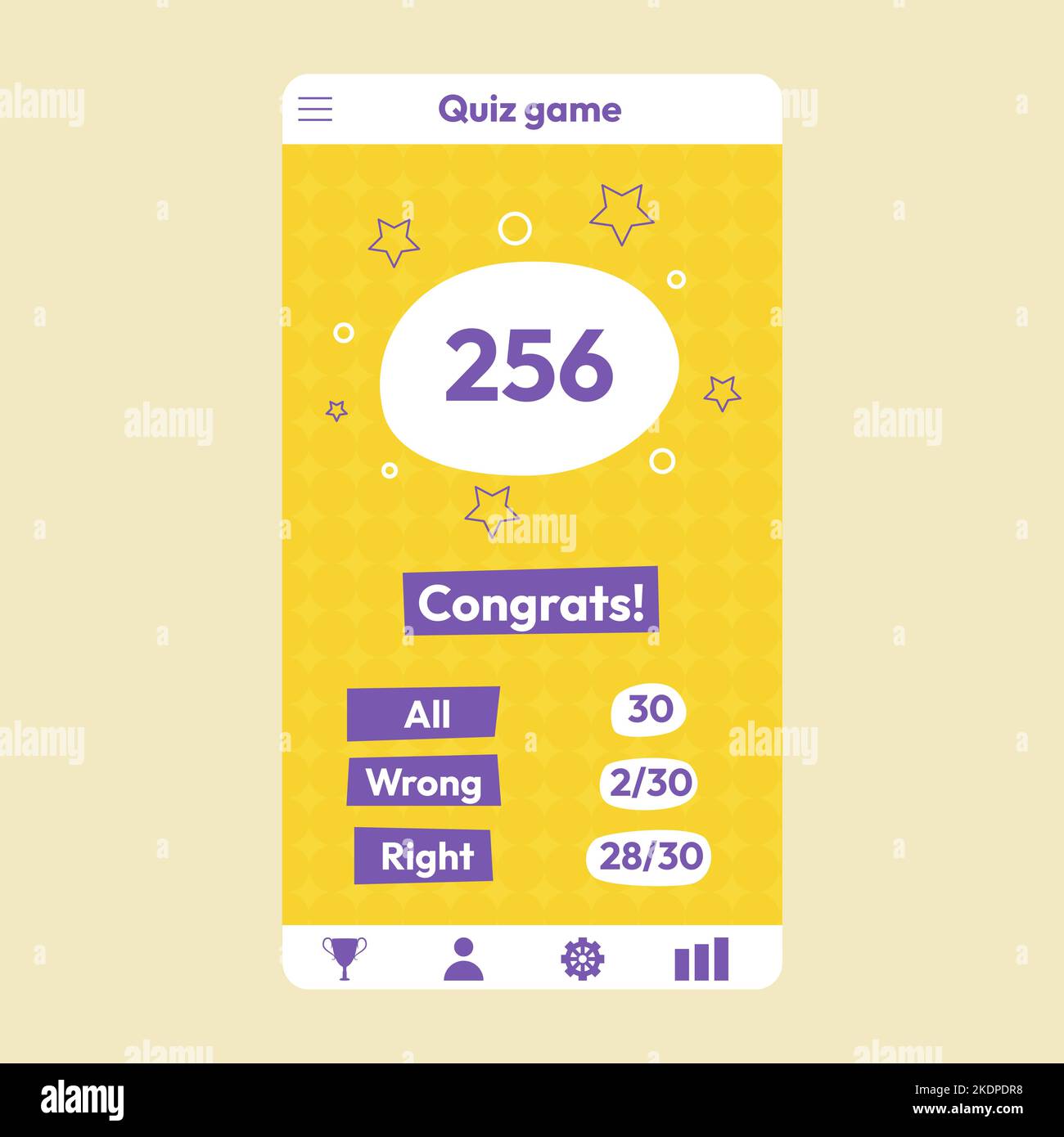 Quiz Test Lottery Millionaire Menu Template Quiz Game Frame