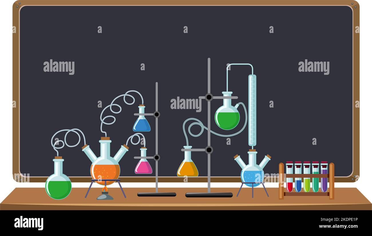 Blank blackboard science banner illustration Stock Vector Image & Art ...