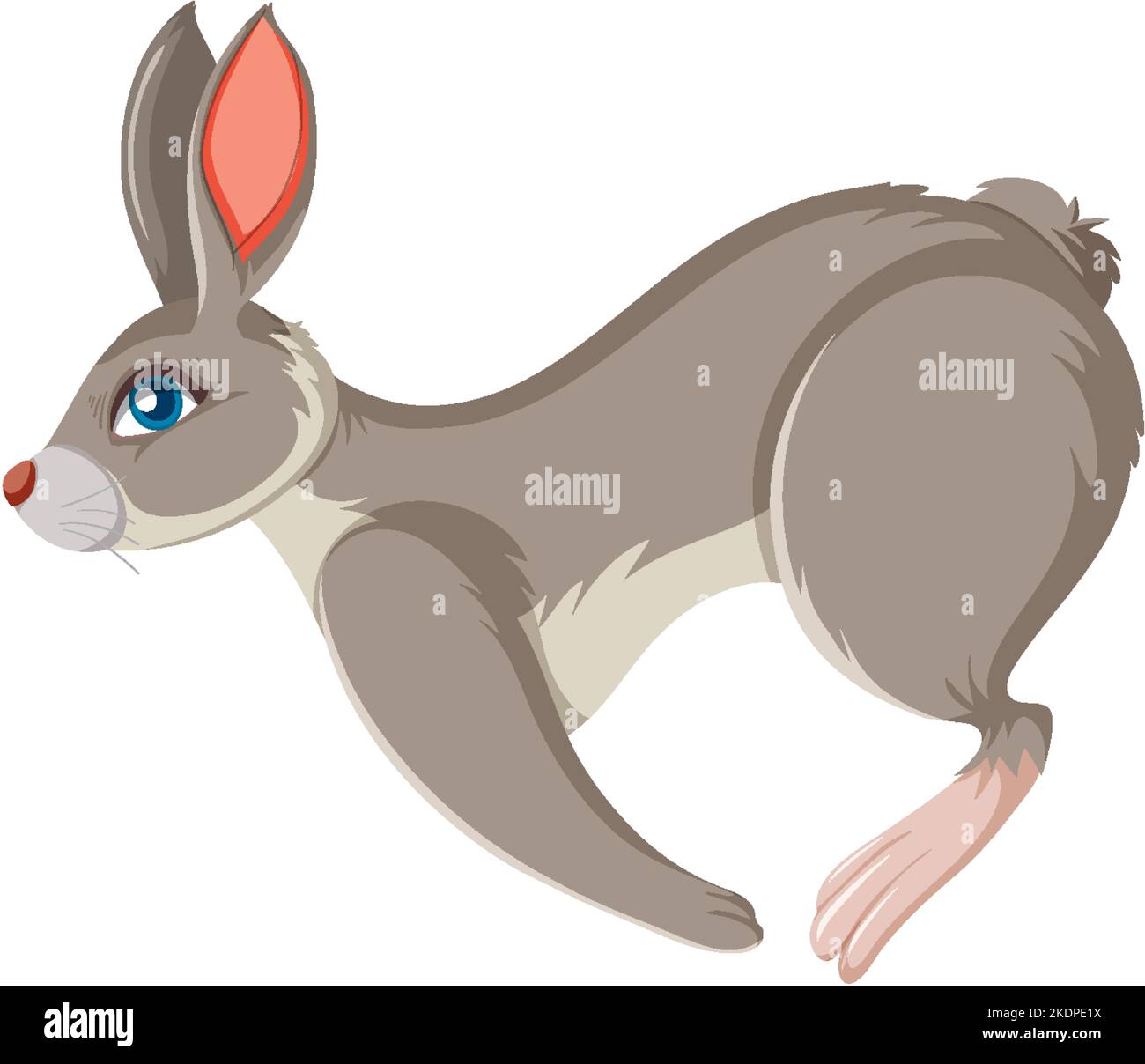 Jumping rabbit clipart Cut Out Stock Images & Pictures - Alamy