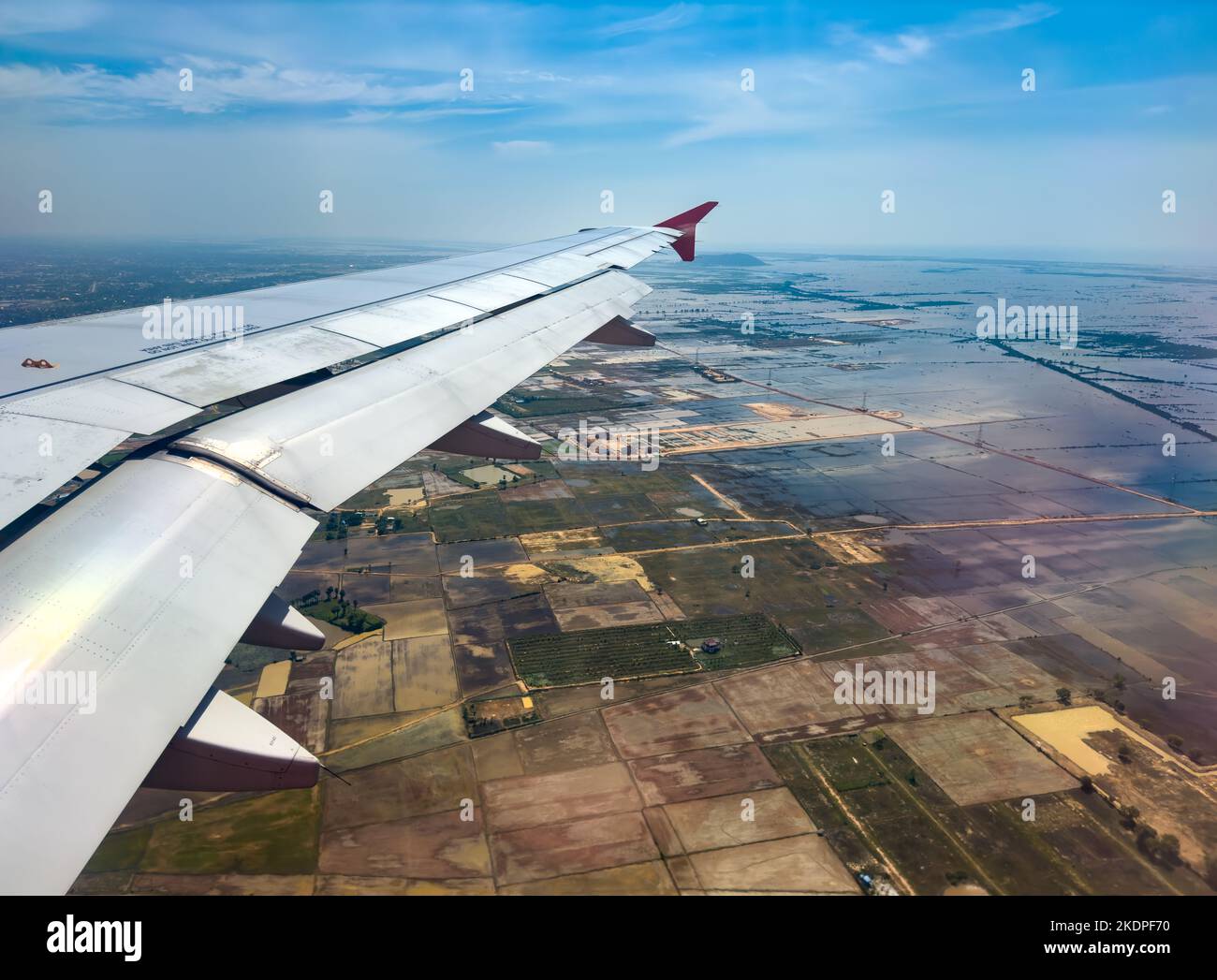 Flight above rice paddy fields hi-res stock photography and images - Alamy
