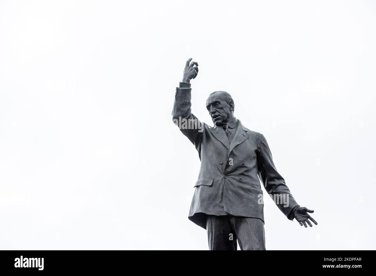 Stock image showing Carson Statue at Stormont Estate, in Northern ...