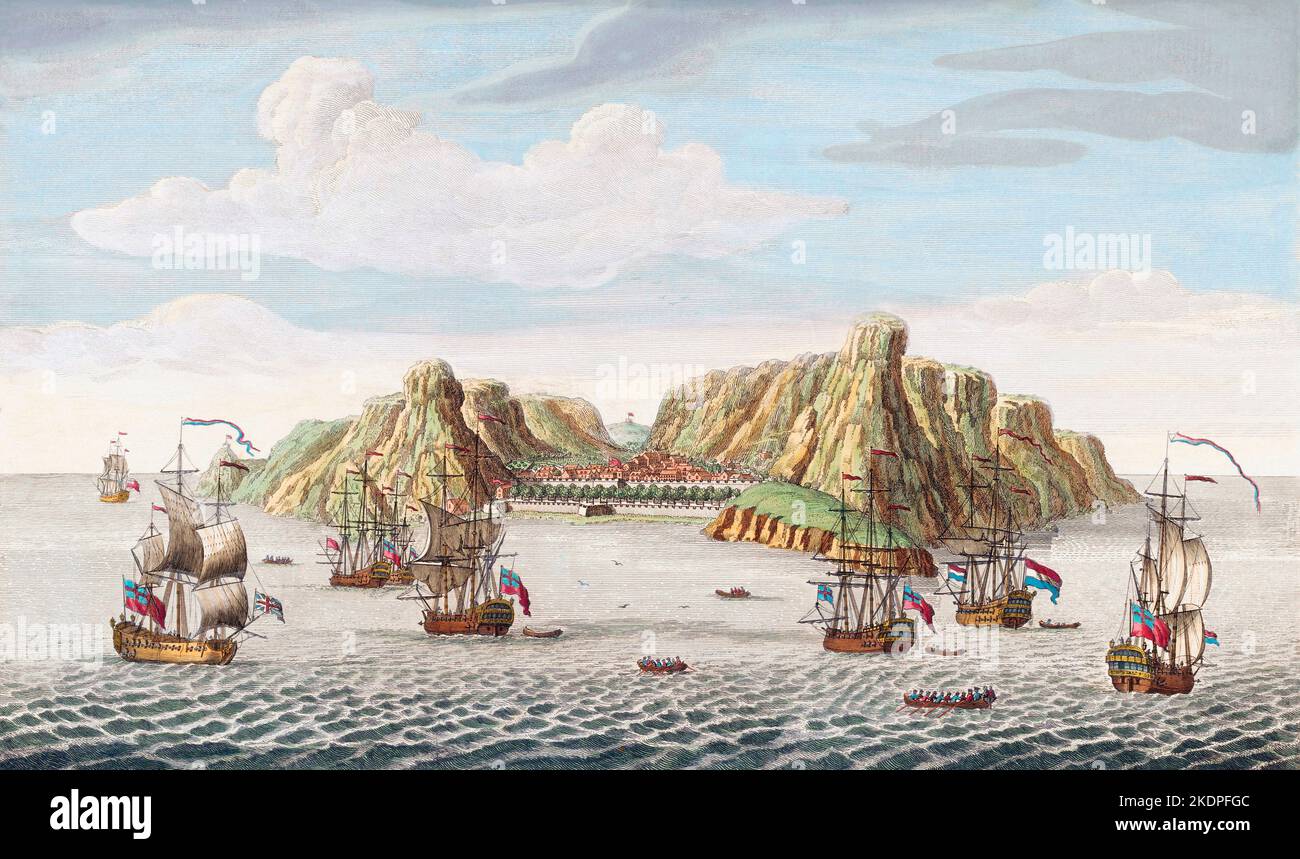 The Island of Saint Helen. Belonging to the East India Company. Saint Helena was where Napoleon ...