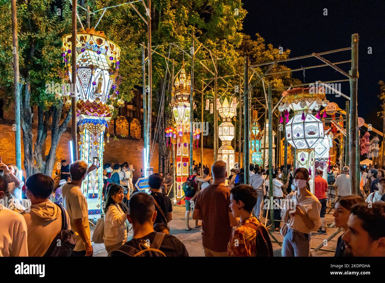 Chiang Mai, Thailand - 7 November 2022 - Tourists enjoy their time ...