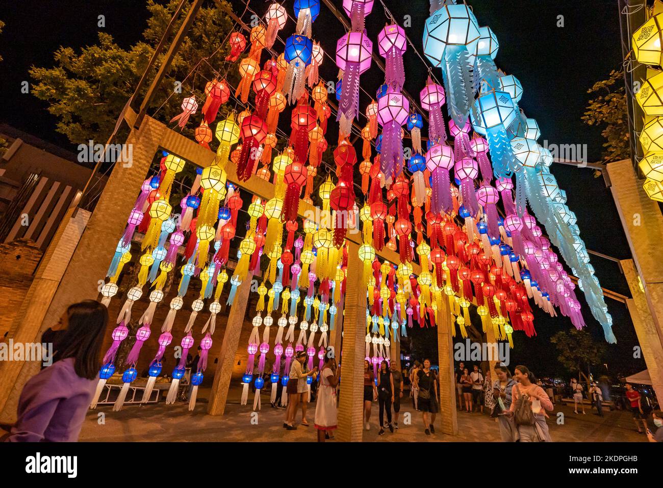 Chiang Mai, Thailand - 7 November 2022 - Tourists enjoy their time ...