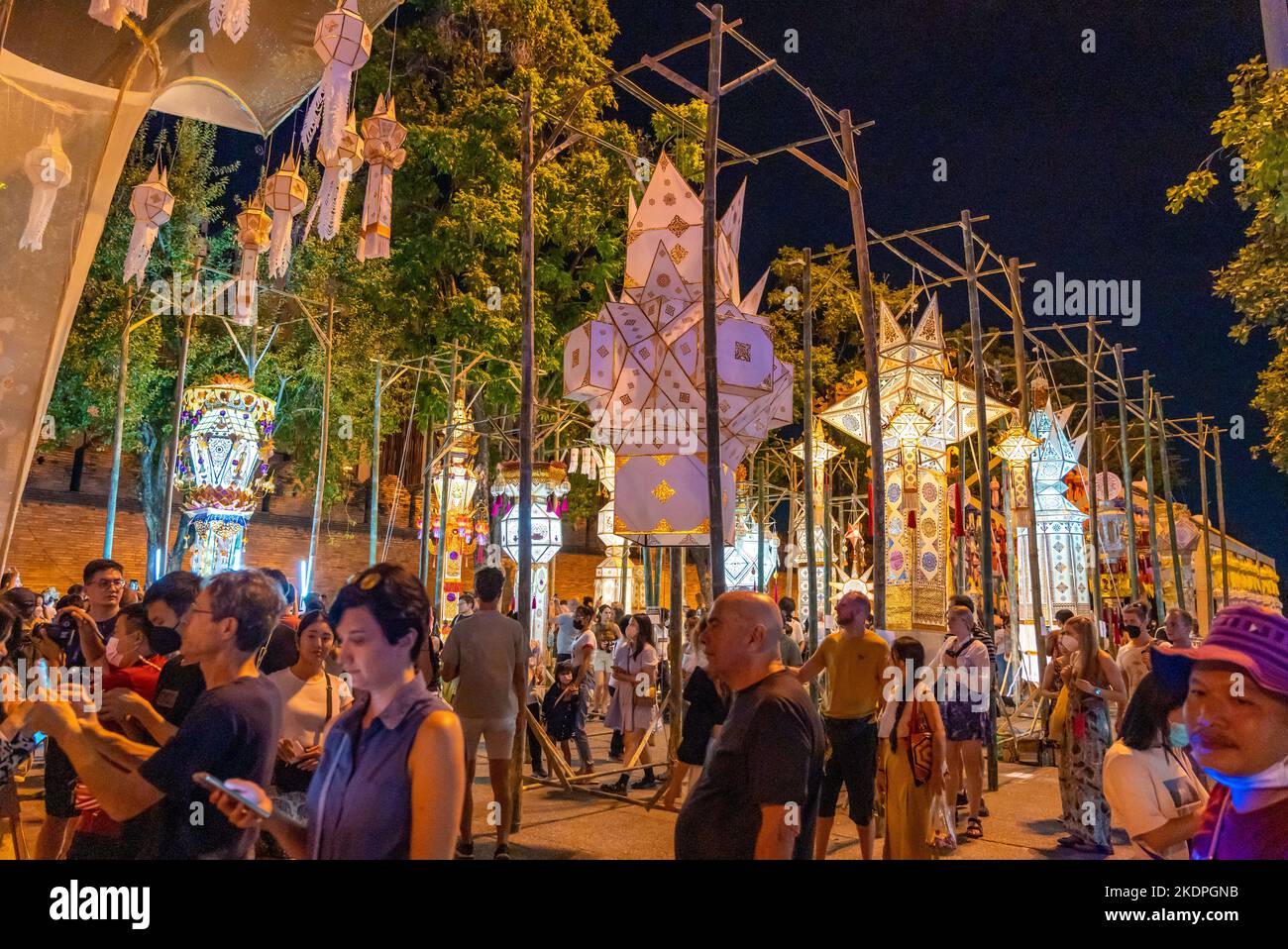 Chiang Mai, Thailand - 7 November 2022 - Tourists enjoy their time ...