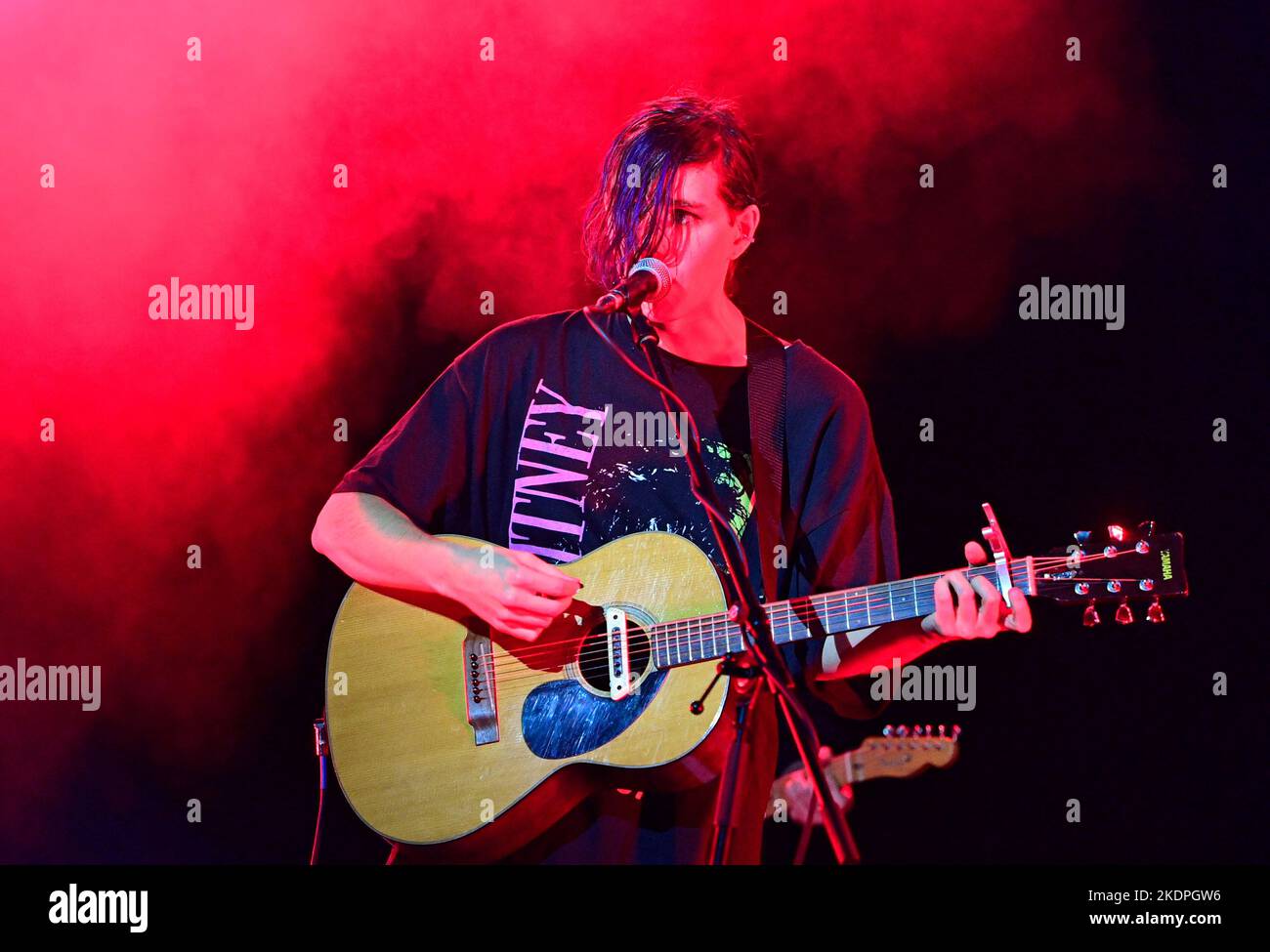 Prague, Czech Republic. 07th Nov, 2022. American singer Ezra Furman ...