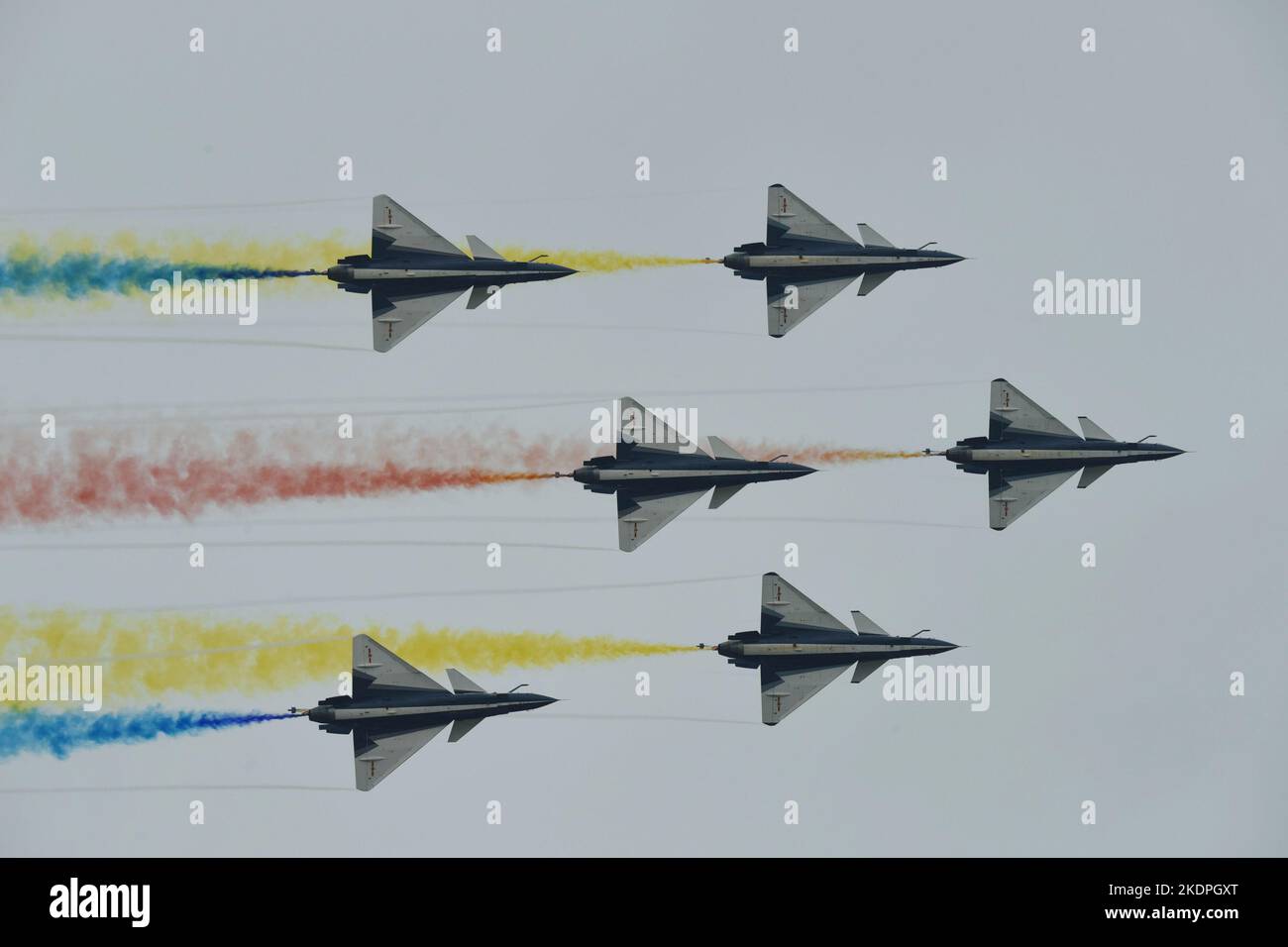 ZHUHAI, CHINA - NOVEMBER 8, 2022 - The August 1st Aerobatic Team of the ...
