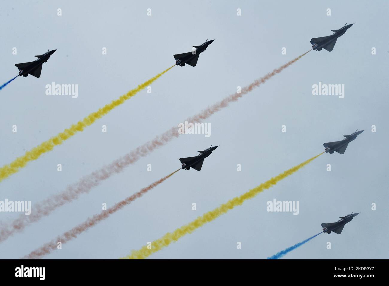 ZHUHAI, CHINA - NOVEMBER 8, 2022 - The August 1st Aerobatic Team of the ...