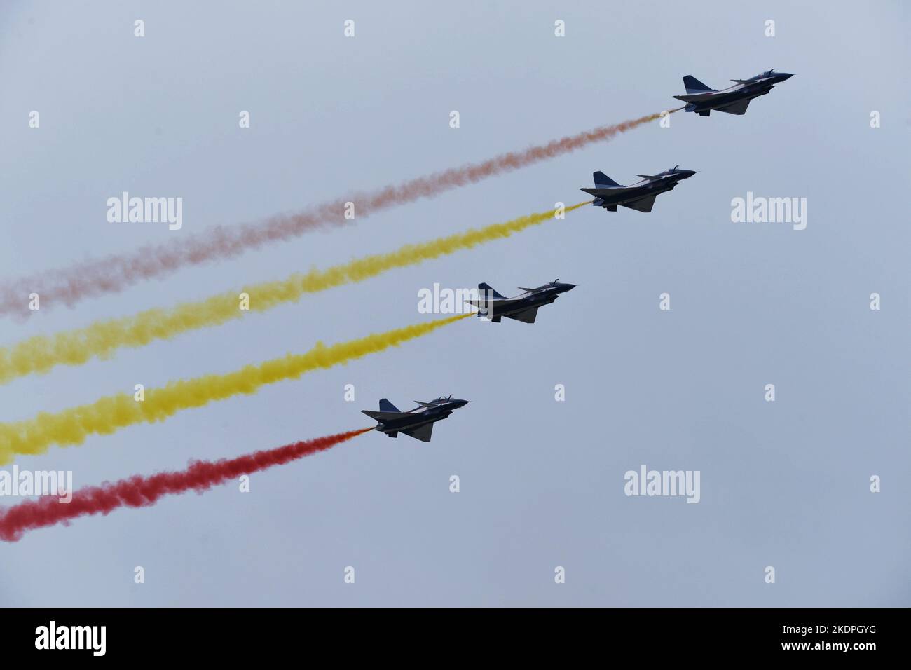 ZHUHAI, CHINA - NOVEMBER 8, 2022 - The August 1st Aerobatic Team of the ...