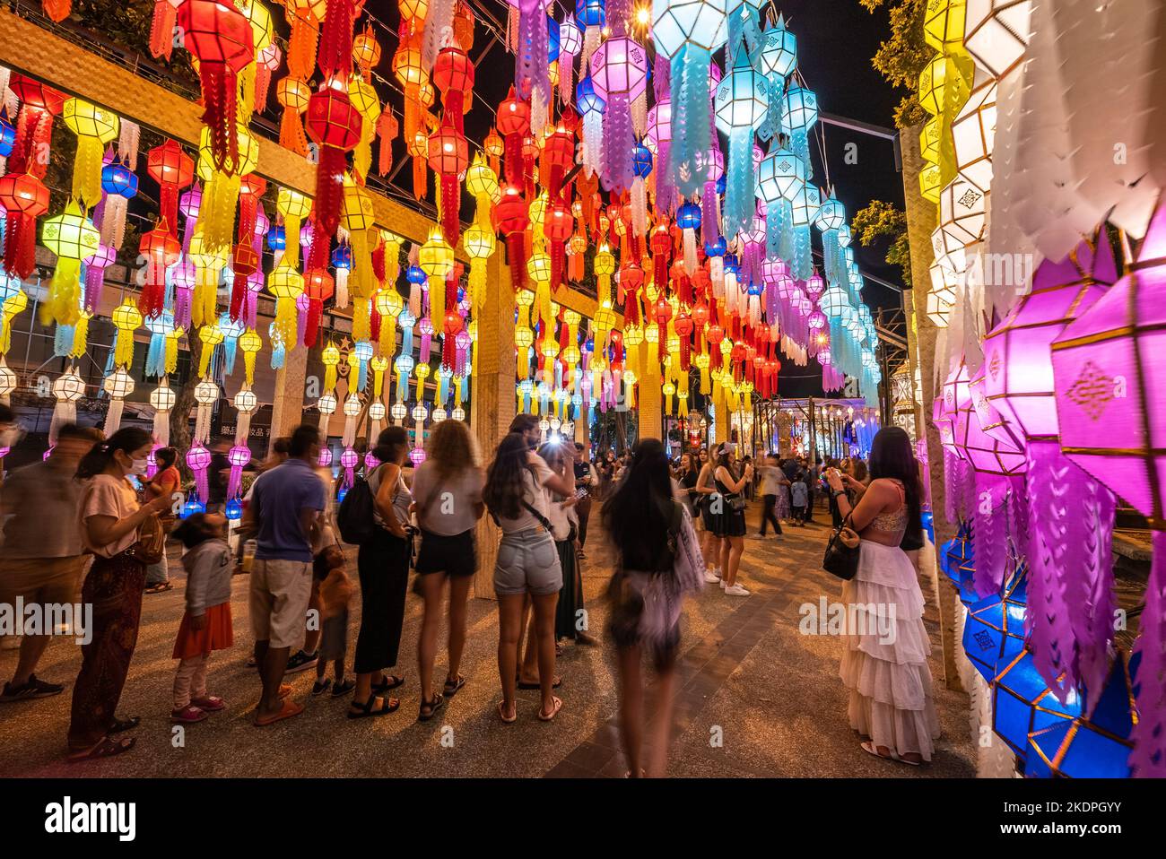 Chiang Mai, Thailand - 7 November 2022 - Tourists enjoy their time ...