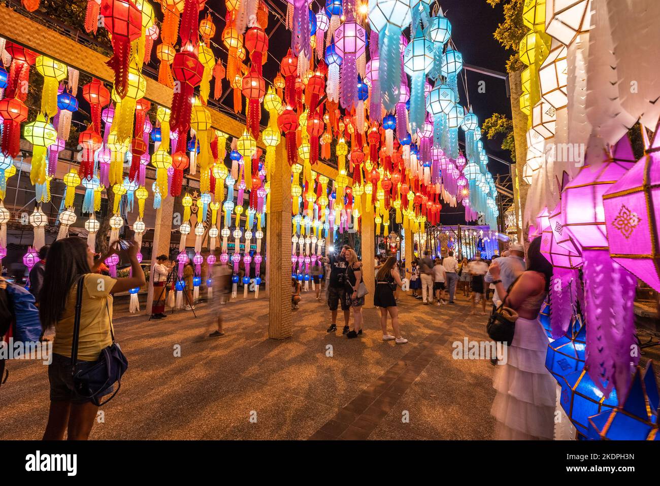 Chiang Mai, Thailand - 7 November 2022 - Tourists enjoy their time ...