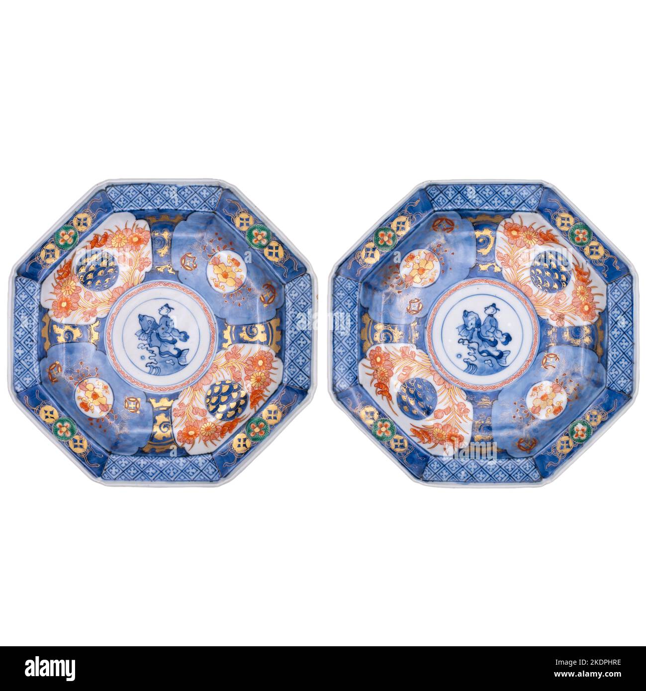 Octagonal japanese plate hi-res stock photography and images - Alamy