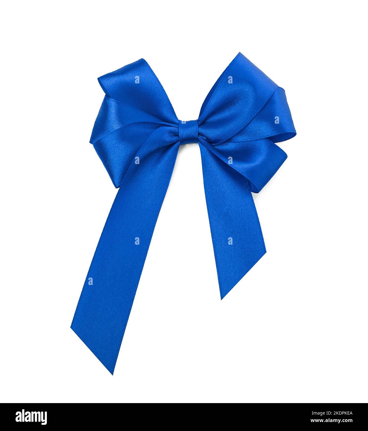 Beautiful festive bow on a white background Stock Photo - Alamy