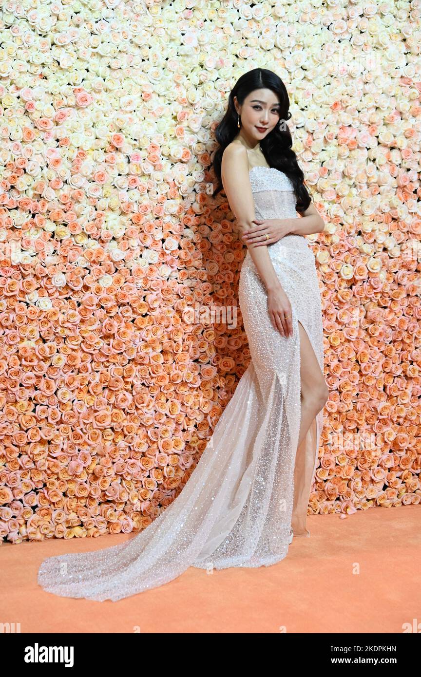 Hong Kong singer and actress Fiona Sit shows at Lancome activity in ...