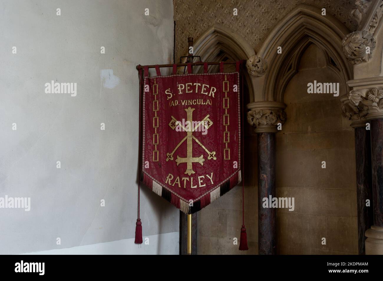 The banner in St. Peter ad Vincula Church, Ratley, Warwickshire ...