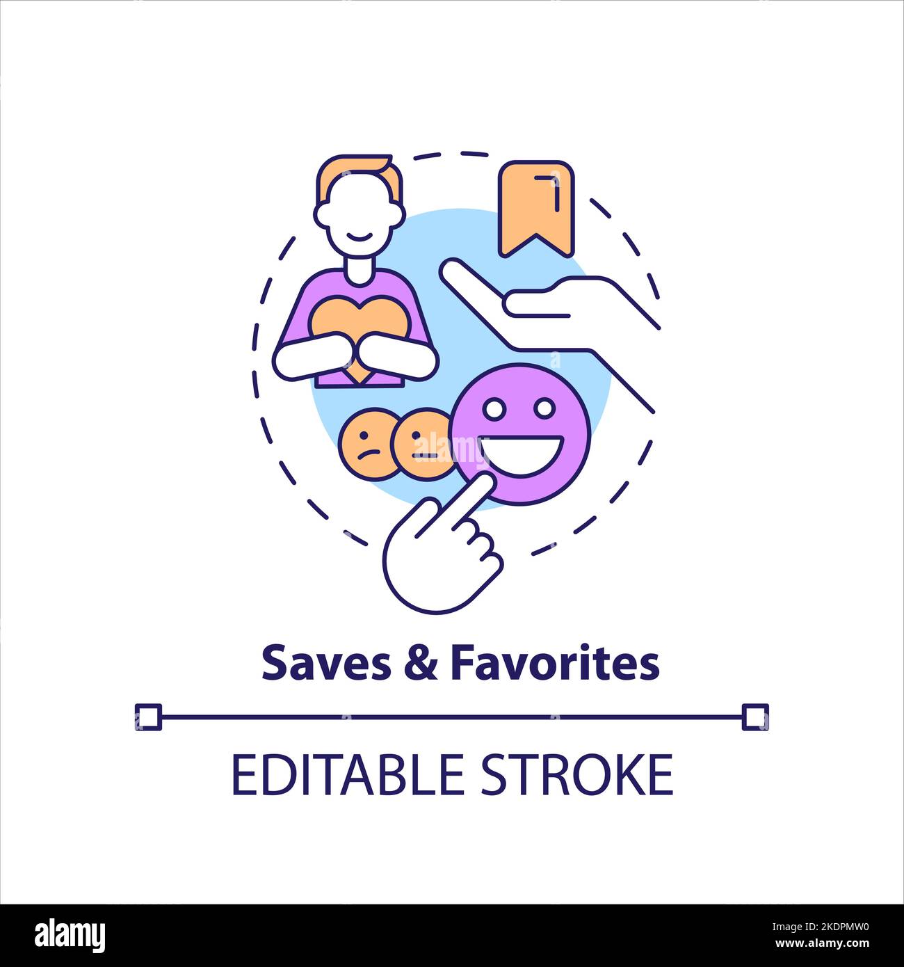 Favorite content Stock Vector Images - Alamy