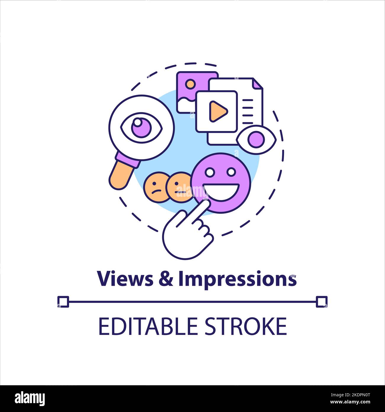 Impression impressions Stock Vector Images - Alamy