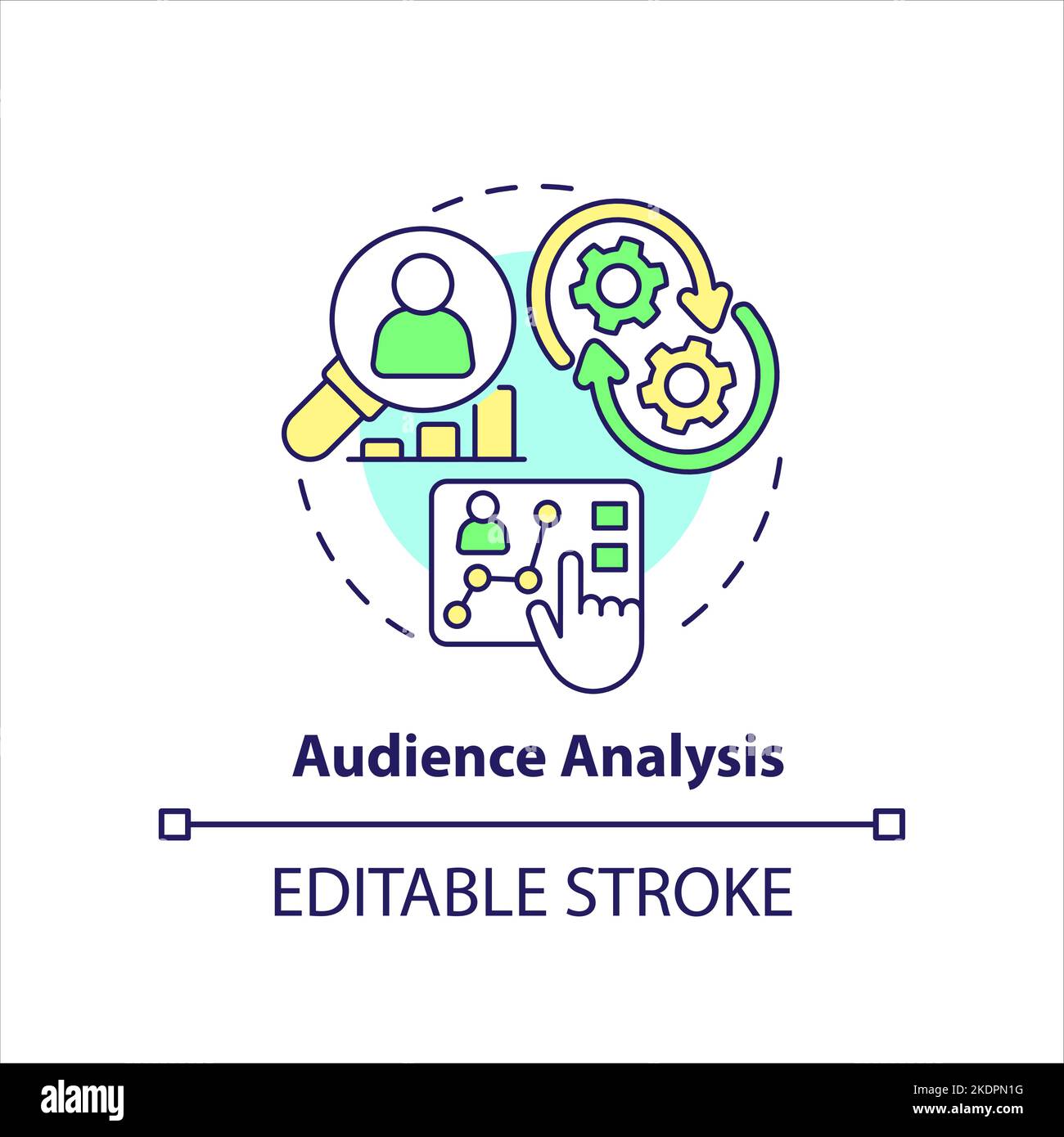 Audience analysis concept icon Stock Vector Image & Art - Alamy