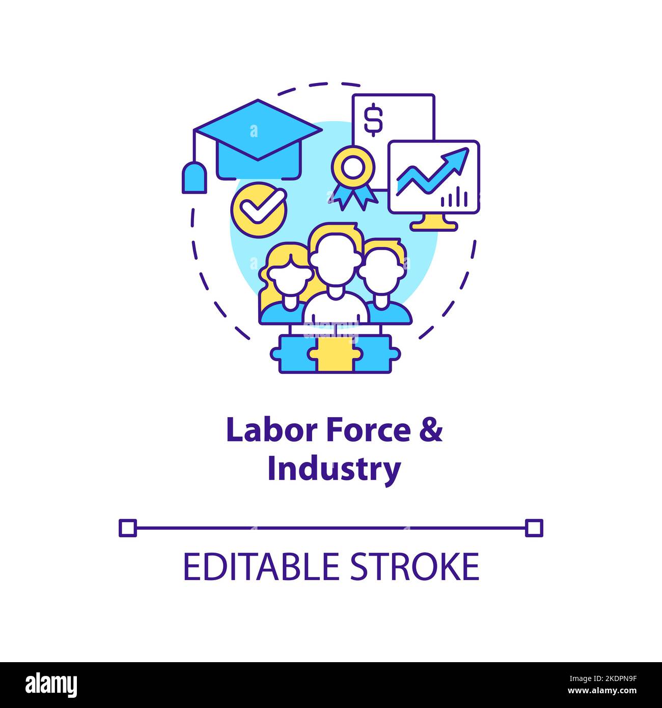 Force employment Stock Vector Images - Alamy