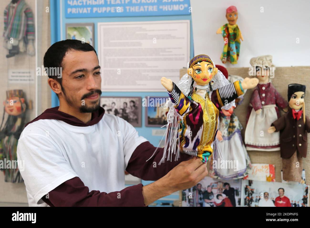 Puppet Workshop, Bakhauddin Naqshbandi Street, Historic Centre, Bukhara, Bukhara Province ...