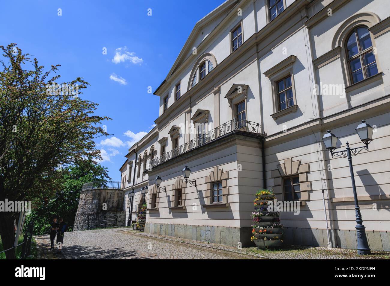 Cieszyn Castle, a gothic-renaissance stronghold in Cieszyn border city ...