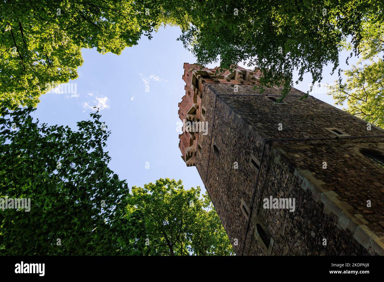 Piast tower, part of Cieszyn Castle, a gothic-renaissance stronghold in ...