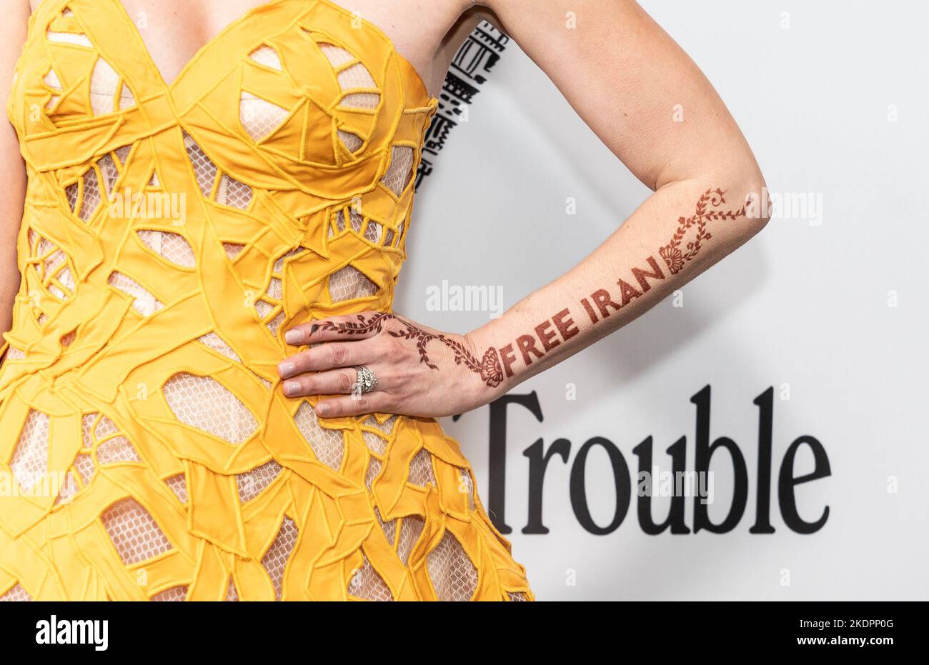 November 7, 2022, New York, New York, United States: Mozhan Marno ...