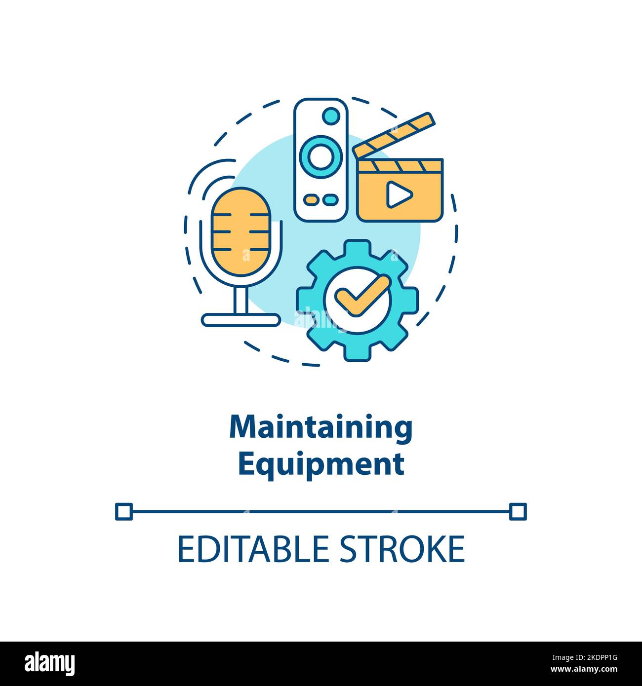 Equipment maintenance concept icon Stock Vector Image & Art - Alamy